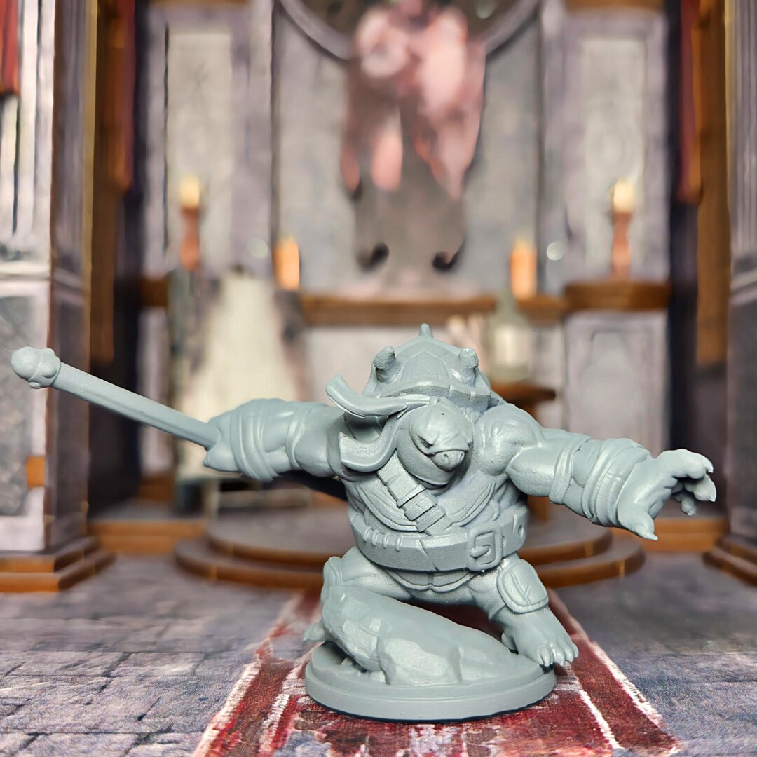 Tortle With a Stick - Dnd Miniatures, Dnd Mini, Pathfinder, Dungeons ...