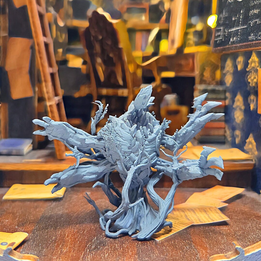 Wood Elemental - 3D Printed Fantasy Miniatures for Dnd and Tabletop ...