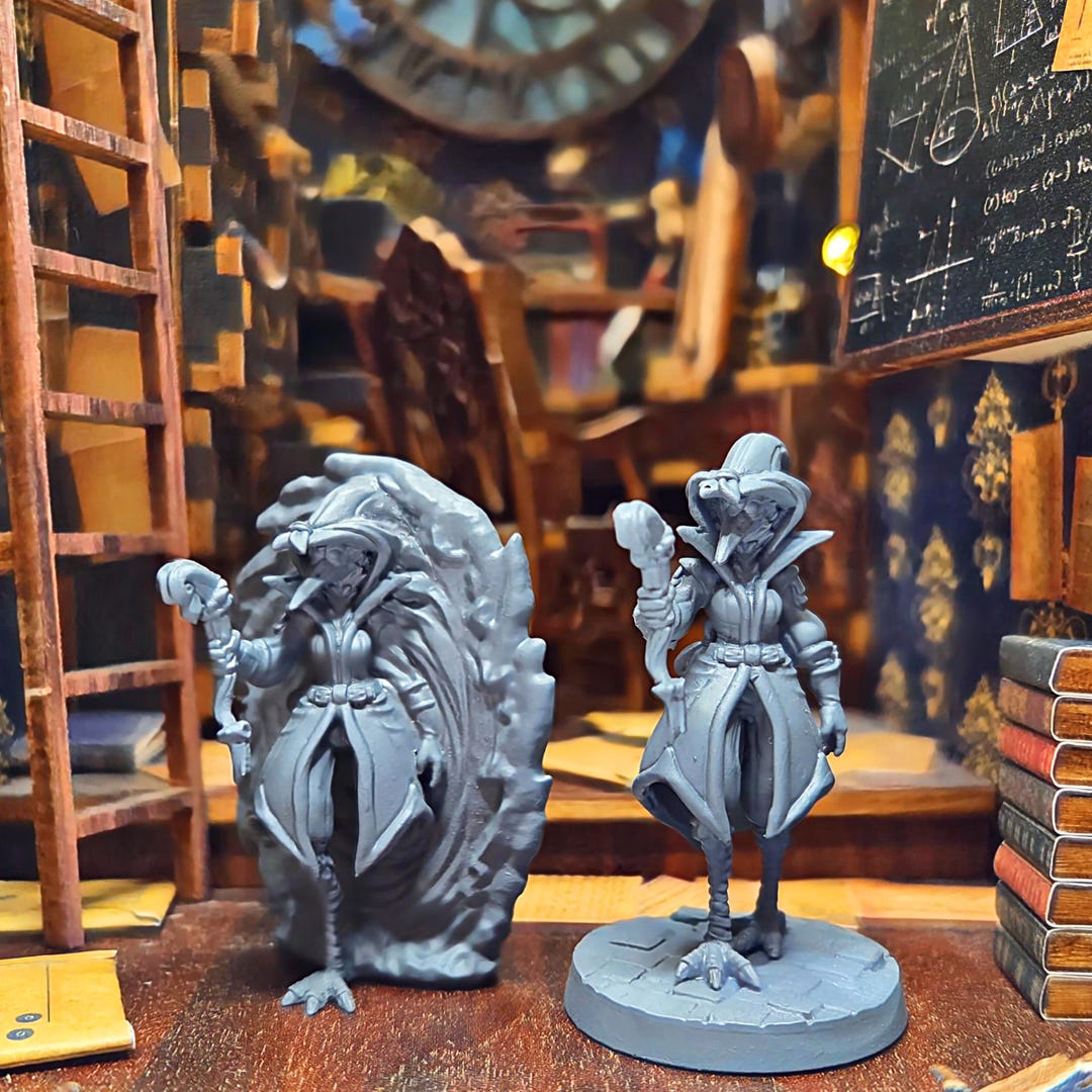 Kenku Teleport Mage - Dungeons and Dragons Miniature Set: Fantasy RPG ...