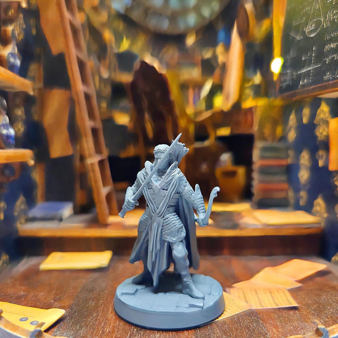 Ranger Elf - Fantasy 3D Printed Collectible Miniatures for Dnd ...