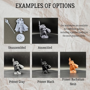 Сolored Crystals on a Stand, Set 5pcs - 3D Printed Fantasy Dnd ...