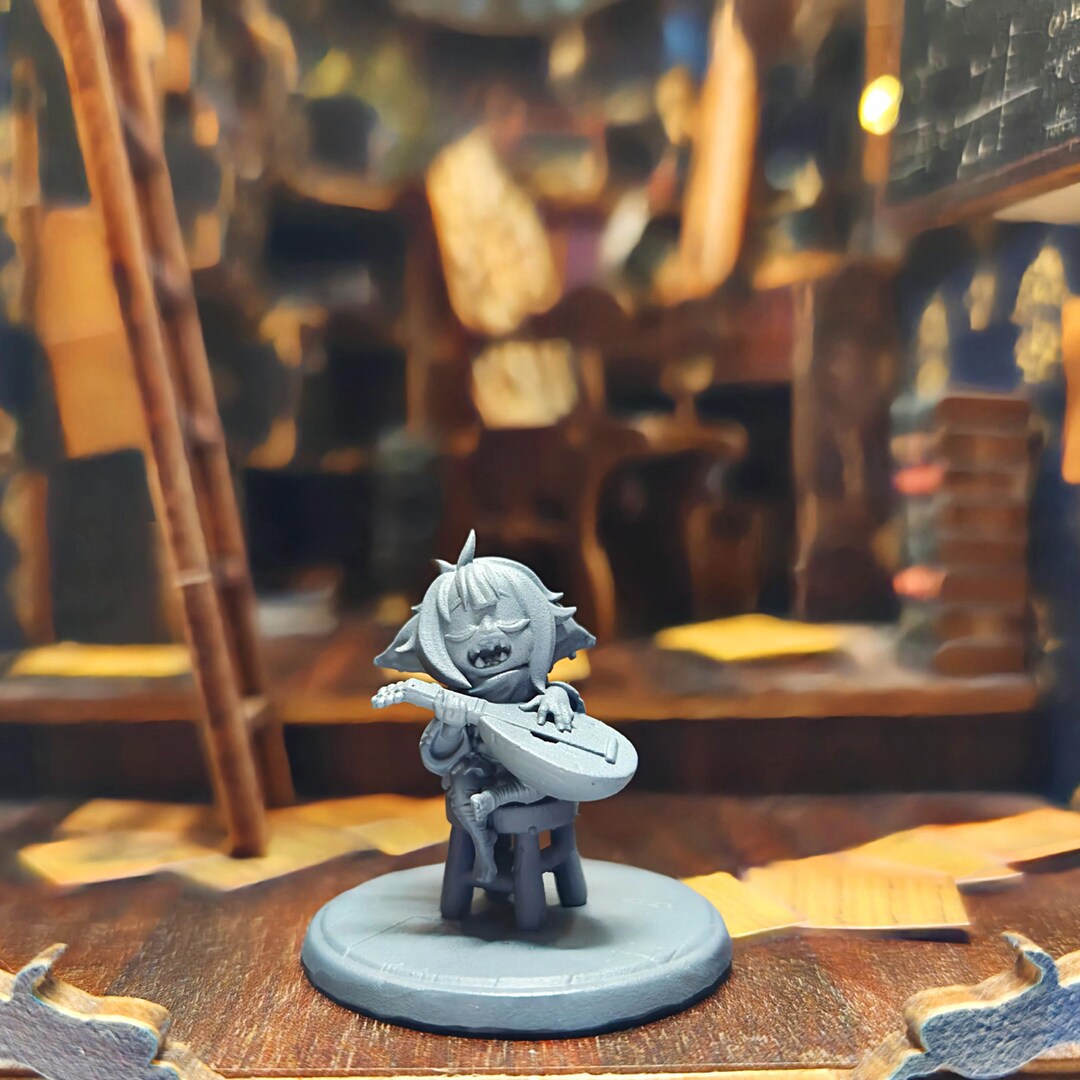 Goblin Child Bard Miniature - Dnd Fantasy Tabletop RPG Figure for ...