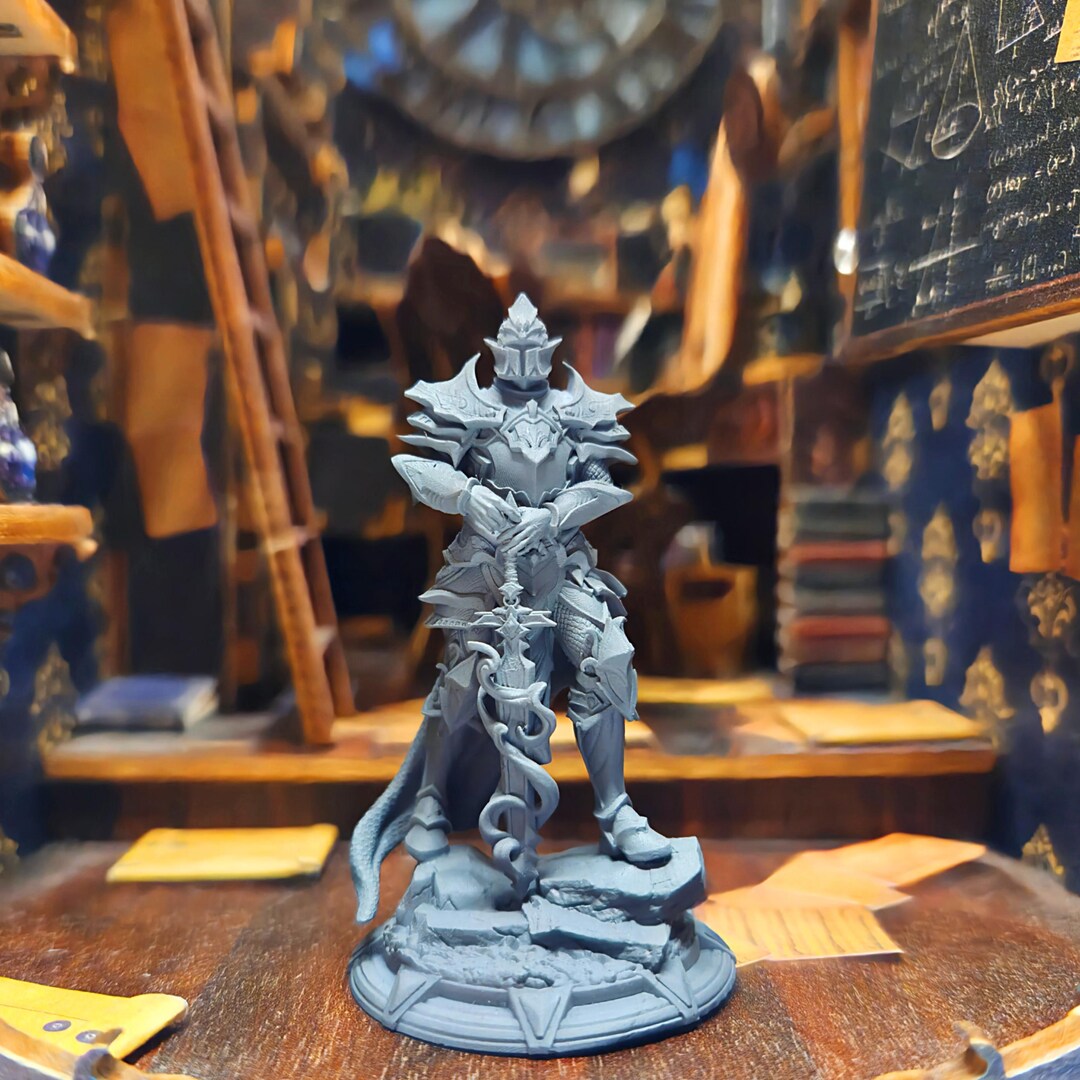 Half-elf Fighter - 3D Printed Fantasy Miniatures for Dnd and Tabletop ...