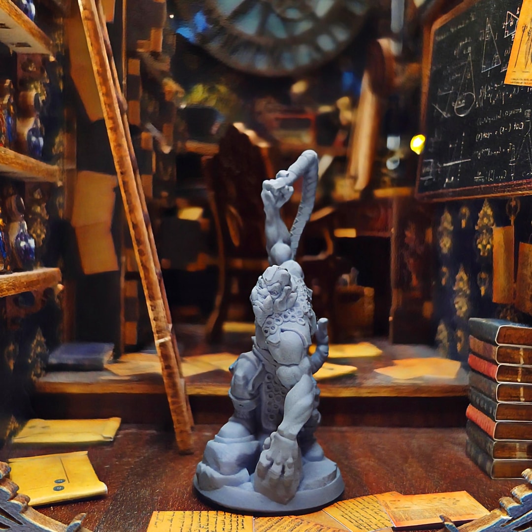 Orc Slave Owner - Dnd, 3d Printed Miniatures, Dungeons and Dragons Mini ...