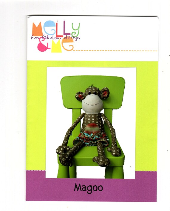 Melly & Me magoo Stuffed Monkey Pattern - Etsy