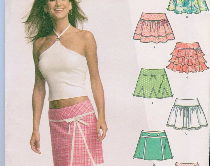 Simplicity 4705 junior Trend Mini Skirts Pattern From in K Designs - Etsy