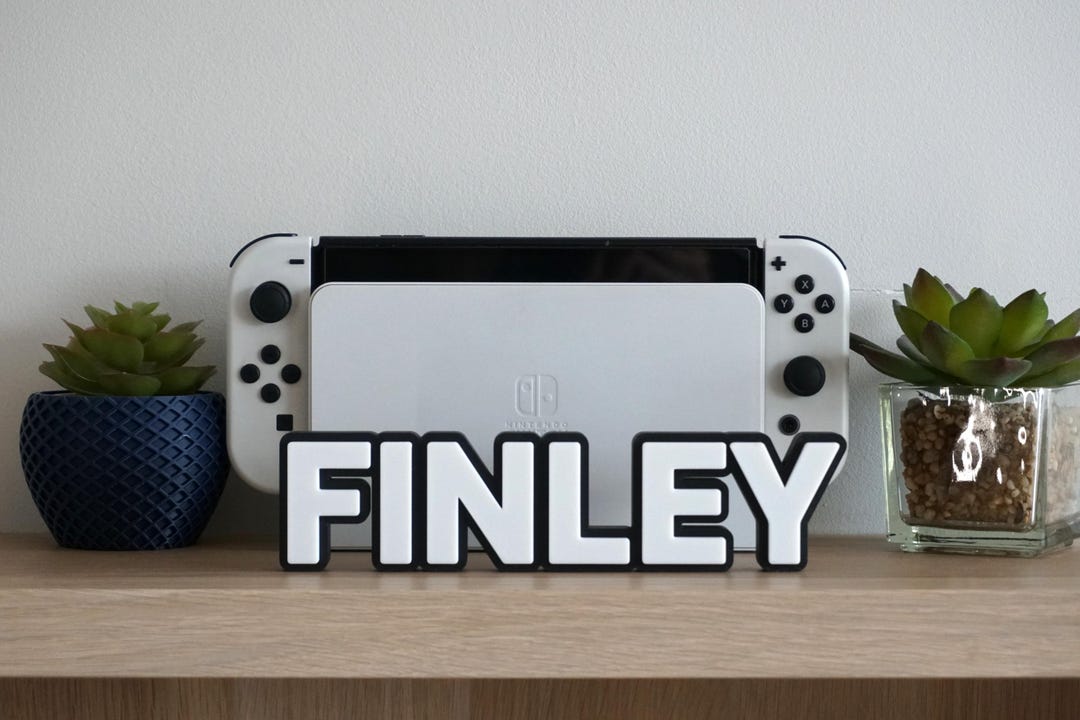 Personalised Roblox Style Name Sign - 3D Printed Gamer Nameplate - Etsy UK