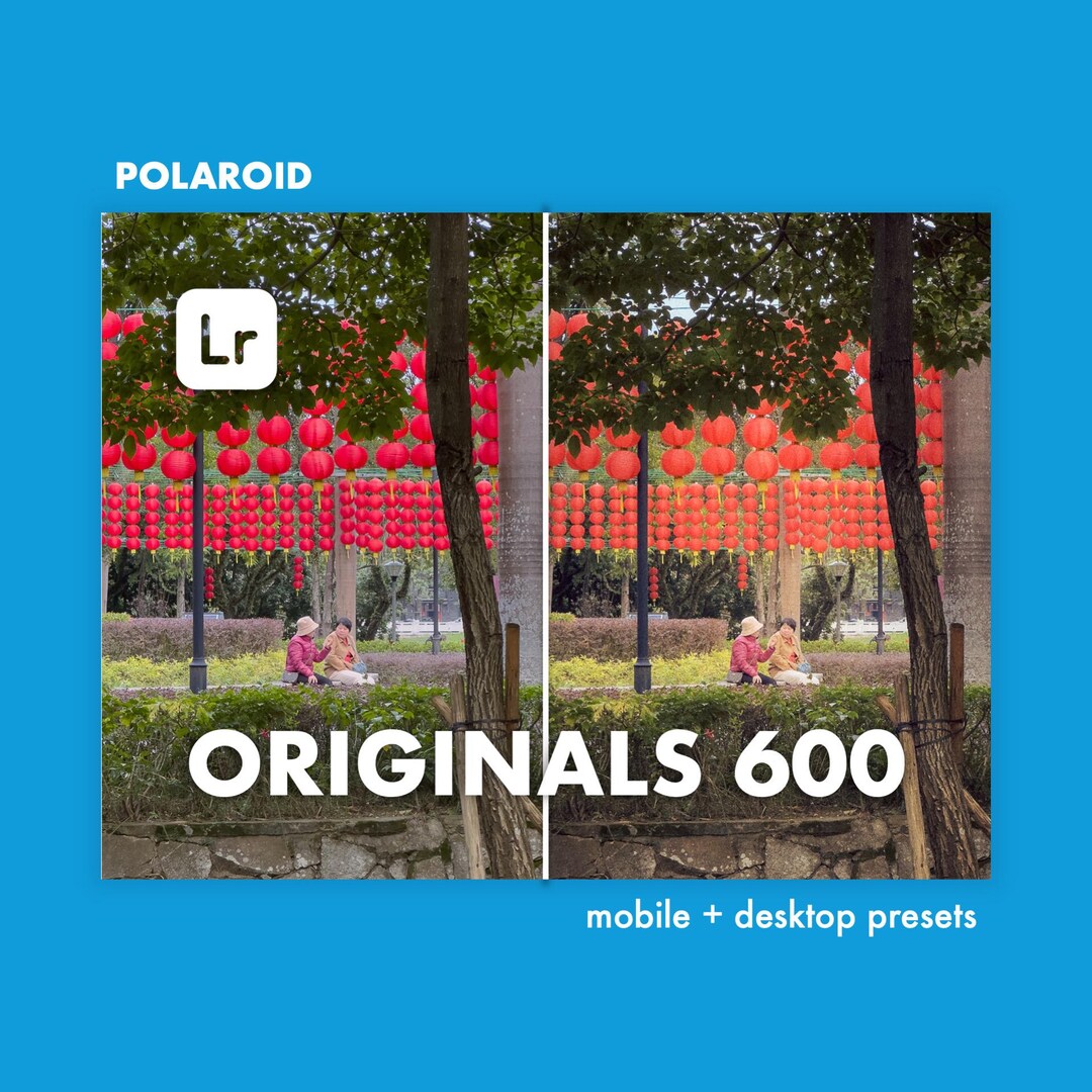 POLAROID ORIGINALS 600 Lightroom Preset for Iphone, Mobile, DSLR ...