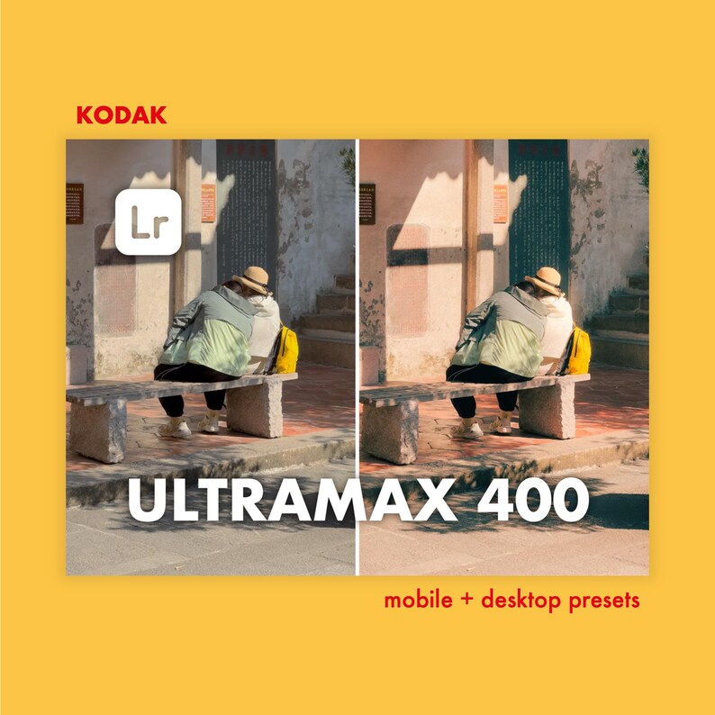 KODAK ULTRAMAX 400 Lightroom Preset for Iphone, Mobile, DSLR, Desktop ...