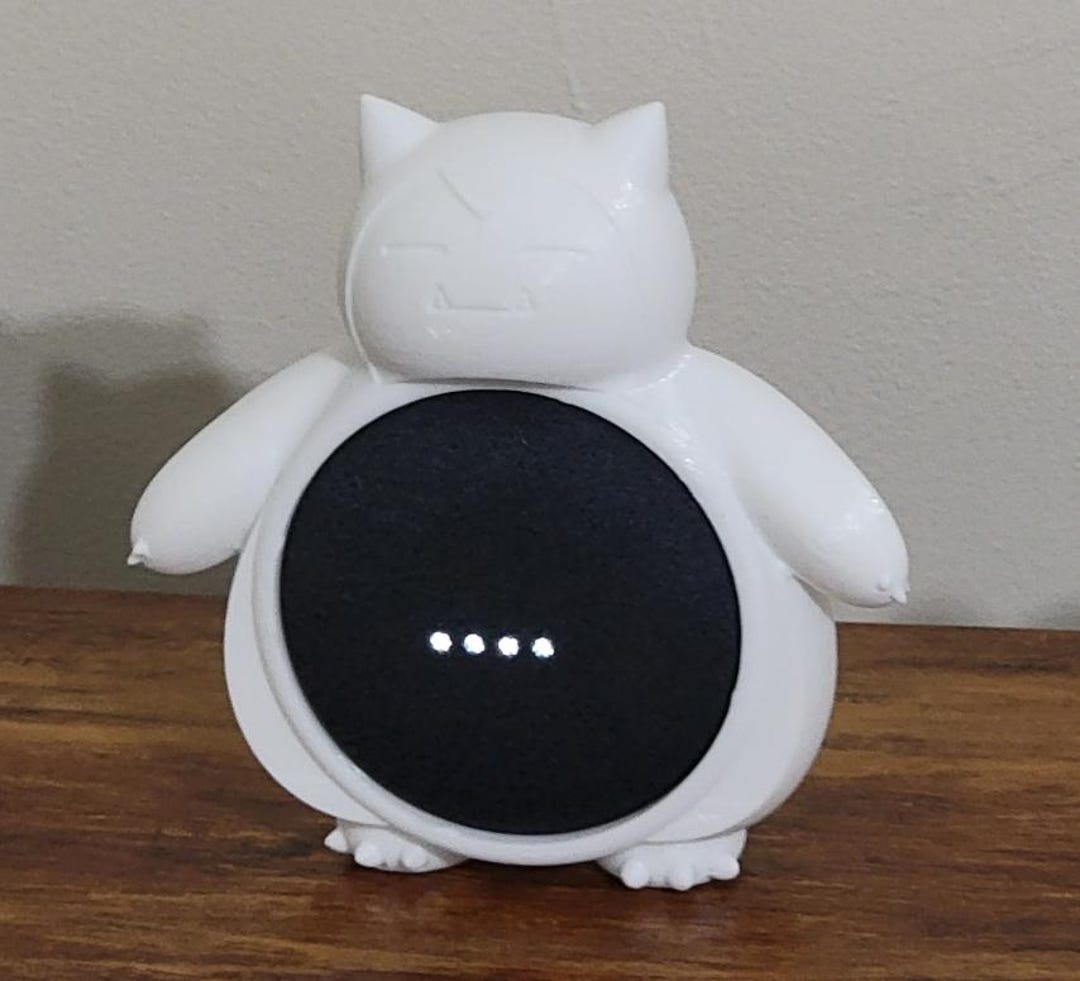 Snorlax From Pokemon for Google Home Nest Mini Speaker Standing Stand ...