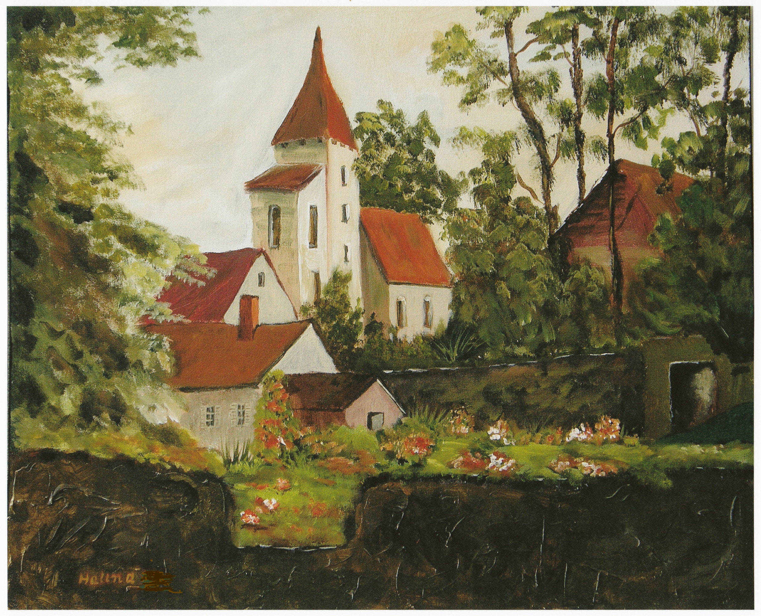 European Village Paintings