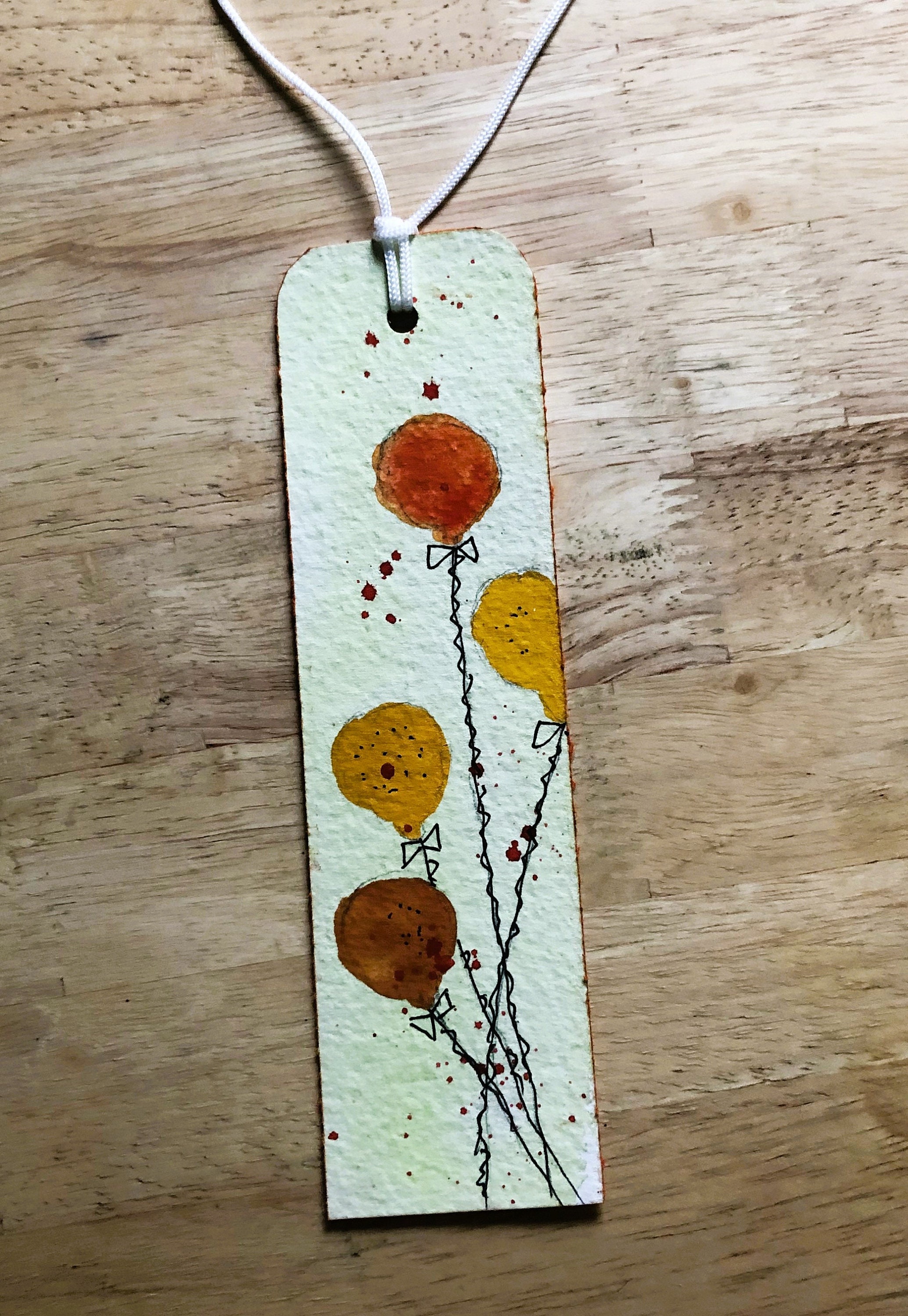 Watercolor Birthday Bookmarks, Hand Painted Bookmarks, Birthday Gift ...