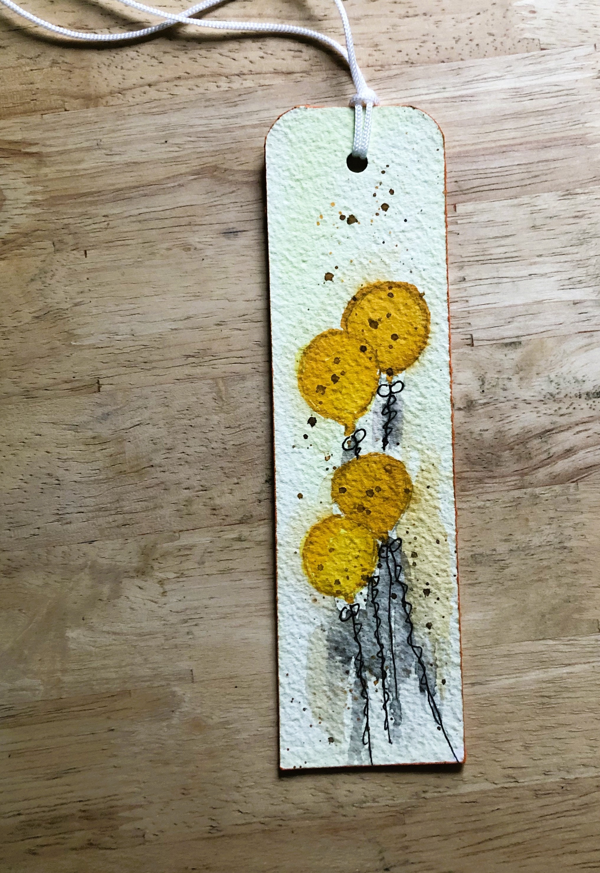 Watercolor Birthday Bookmarks, Hand Painted Bookmarks, Birthday Gift ...