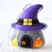 PDF Pattern - Spooky Cottage Ornament Pattern, Halloween Felt Ornament ...