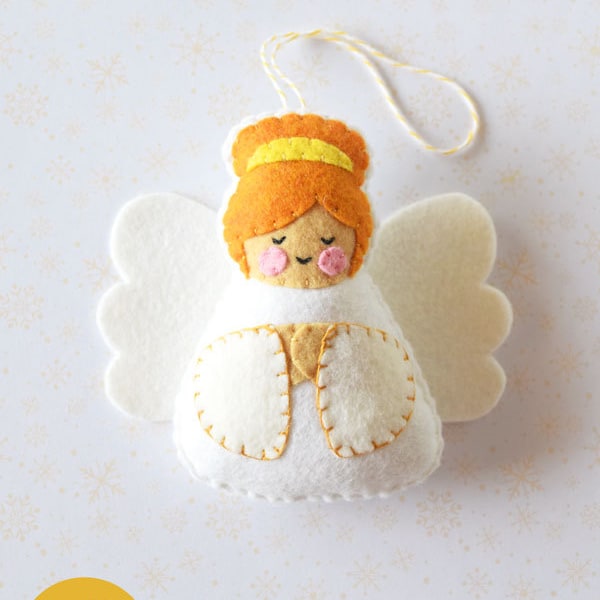 Felt Angel - Etsy