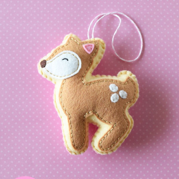 Felt Deer - Etsy