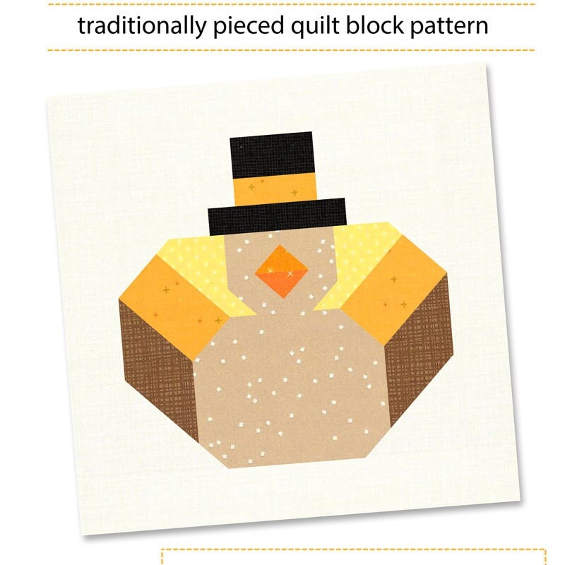 Turkey Patchwork Pattern - Etsy