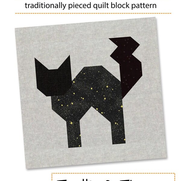 Scrappy Cat Quilt Pattern for Cat Lovers Everywhere. This - Etsy Canada