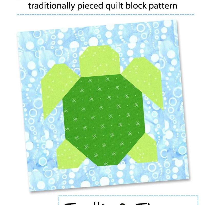 Turtle Quilt - Etsy