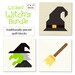 PDF Pattern - Wicked Witch's Quilt Block Bundle, Witch's Broom Quilt ...