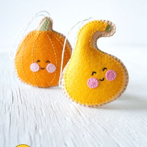 PDF Pattern - Little Pumpkin and Gourd Sewing Pattern, Halloween ...