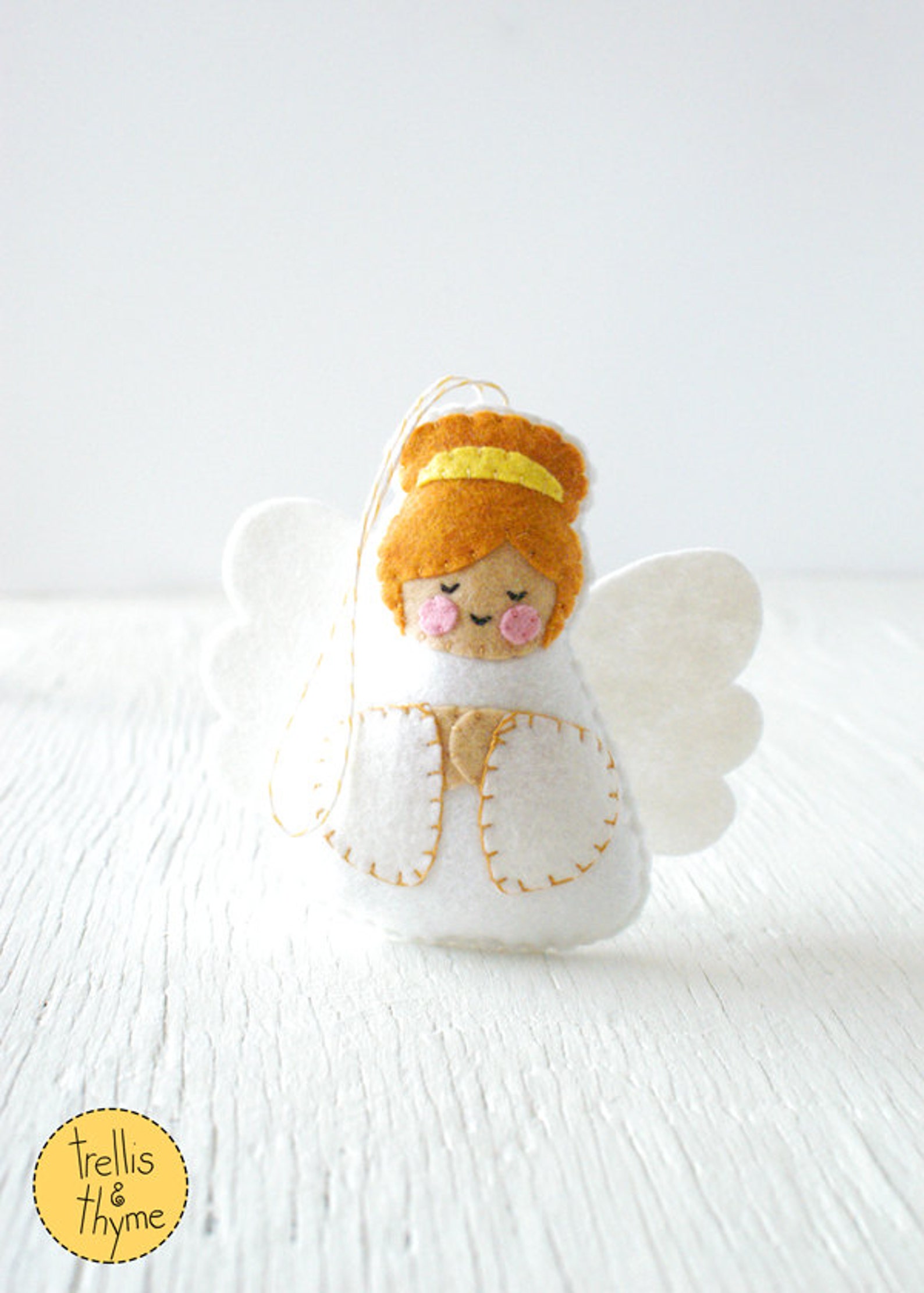 PDF Pattern Little Angel Felt Ornament Pattern Felt Softie - Etsy UK