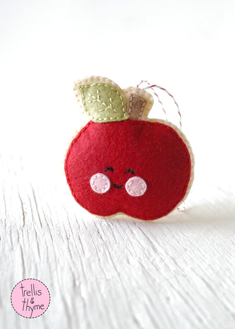 PDF Pattern Little Apple Sewing Pattern Autumn Winter Felt - Etsy
