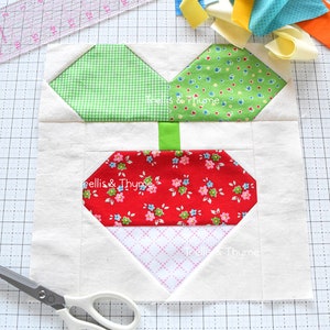 PDF Pattern Garden Radish Quilt Block Pattern Traditional | Etsy