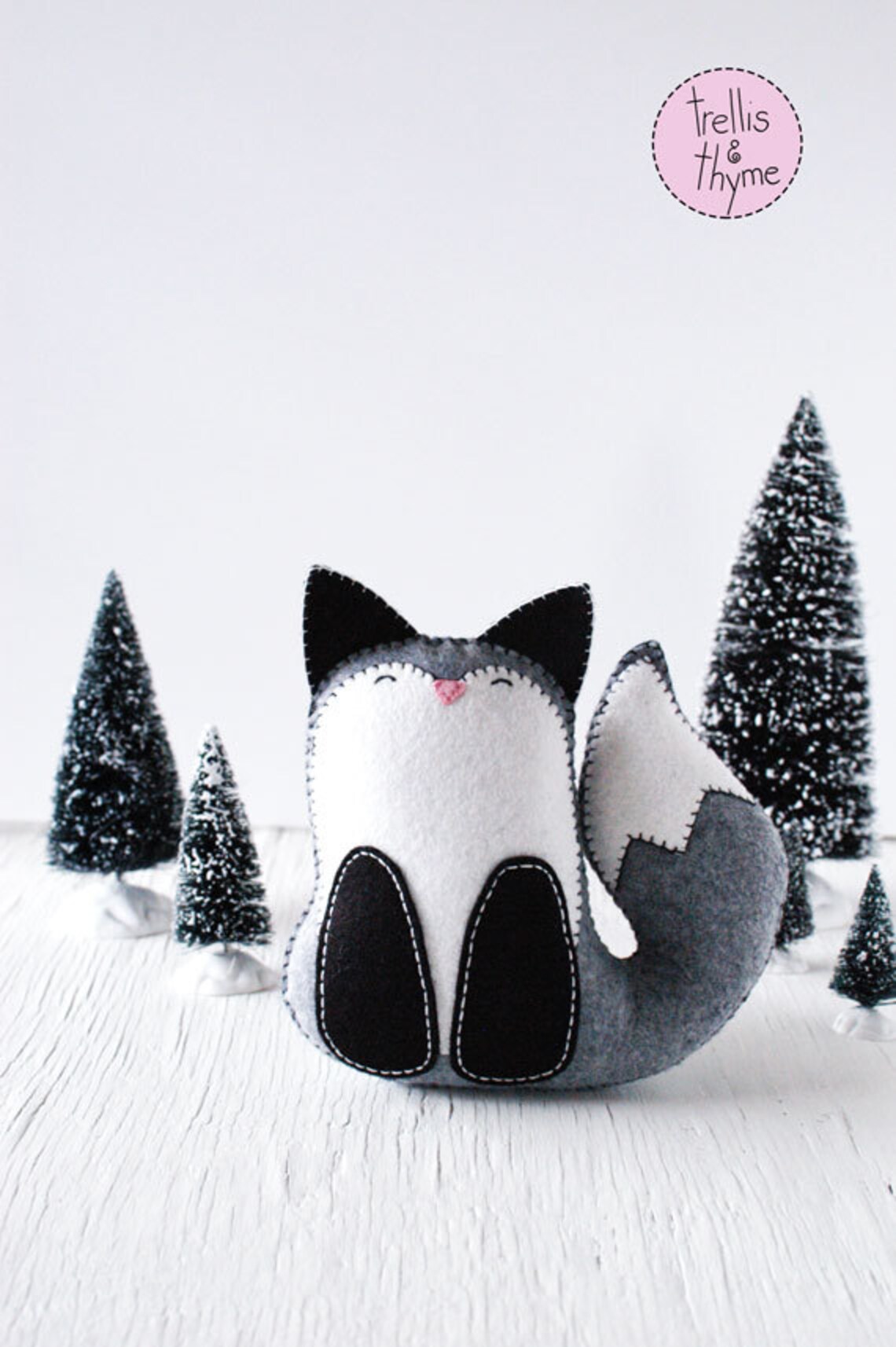 PDF Pattern Ivar the Fox Felt Softie Pattern Plush Toy - Etsy