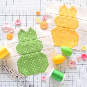 PDF Pattern Little Bunny Quilt Block Pattern Easter Quilt - Etsy