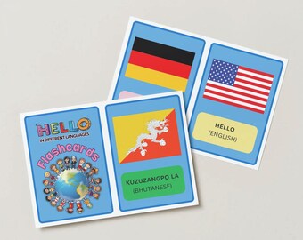 Hello in Different Languages Poster – Learn Greetings From Around the ...
