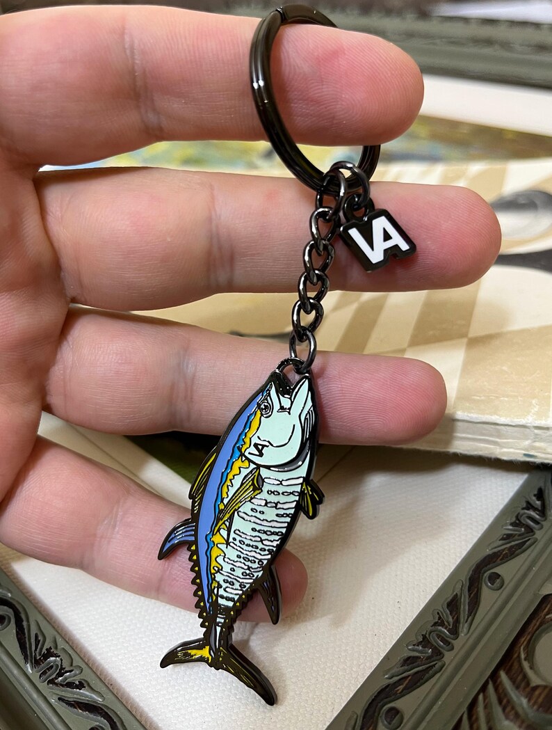Tuna Fish Keychain – Unique Fishing Gift for Tuna Lovers and Fishermen ...