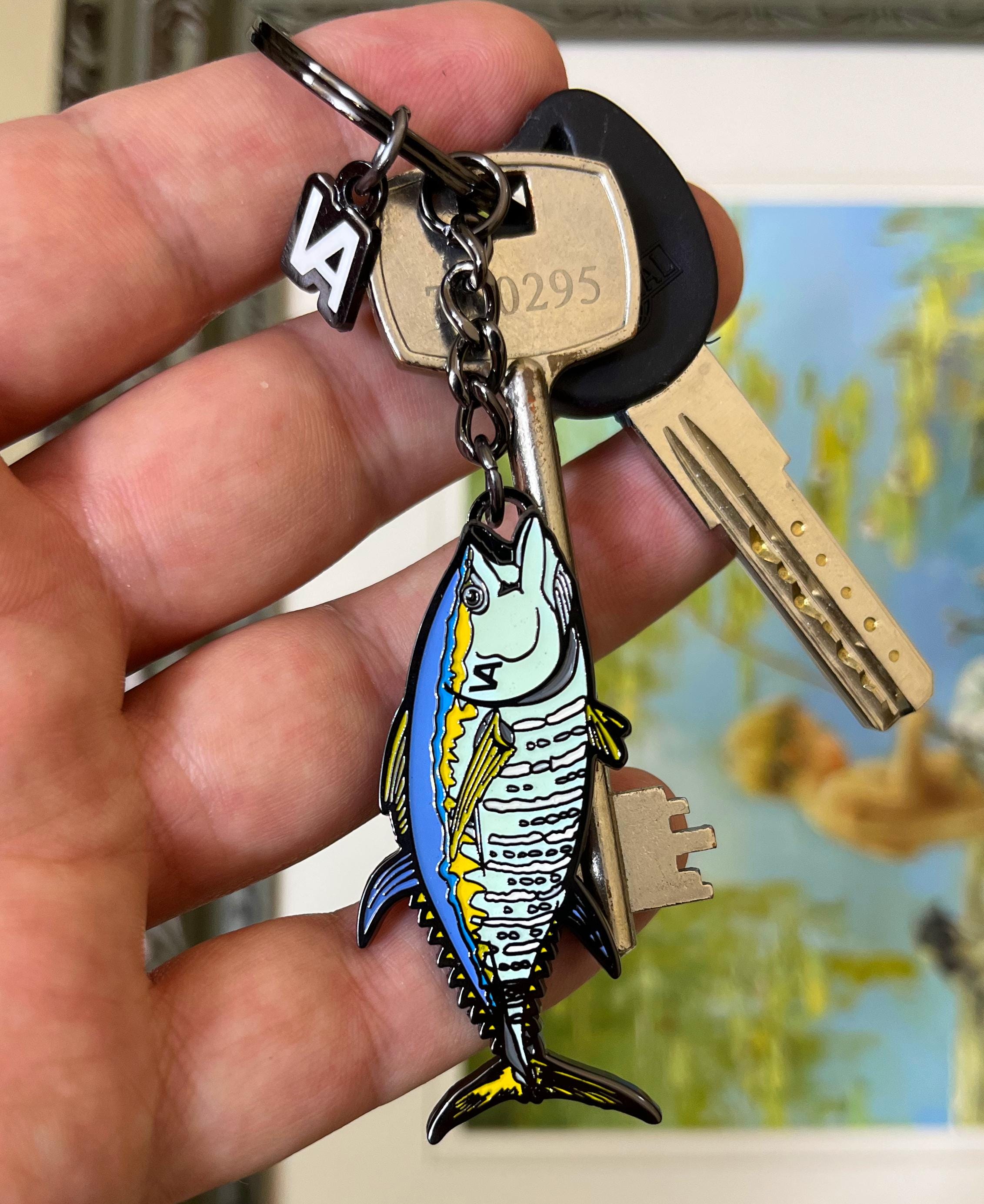 Tuna Fish Keychain – Unique Fishing Gift for Tuna Lovers and Fishermen ...