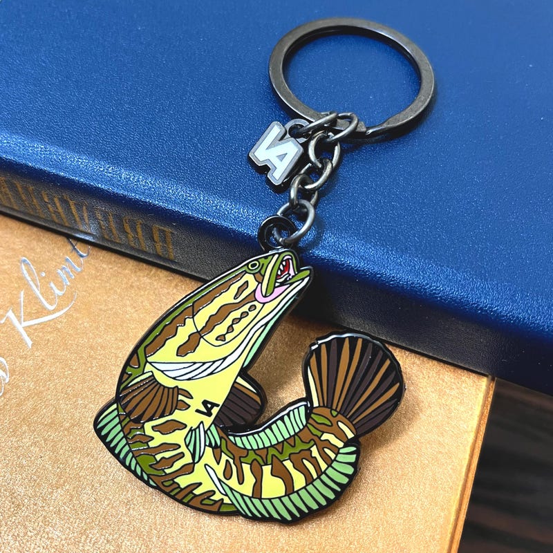Fish Keychain - Etsy