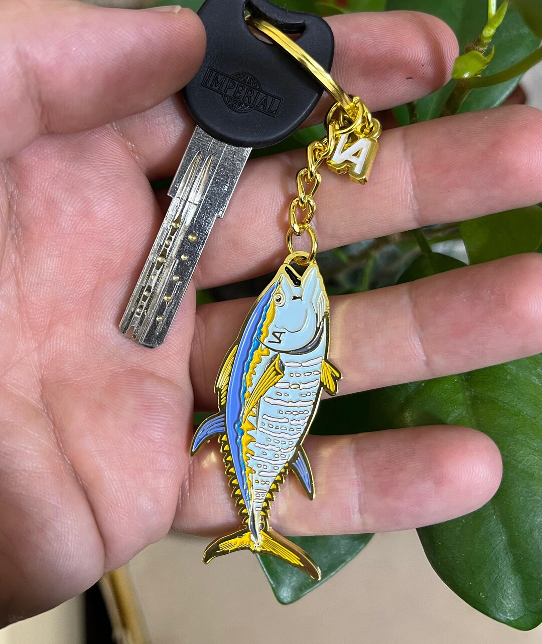 Bluefin Tuna Fish Keychain. Unique Fishing Gift for Tuna Fishing Lover ...