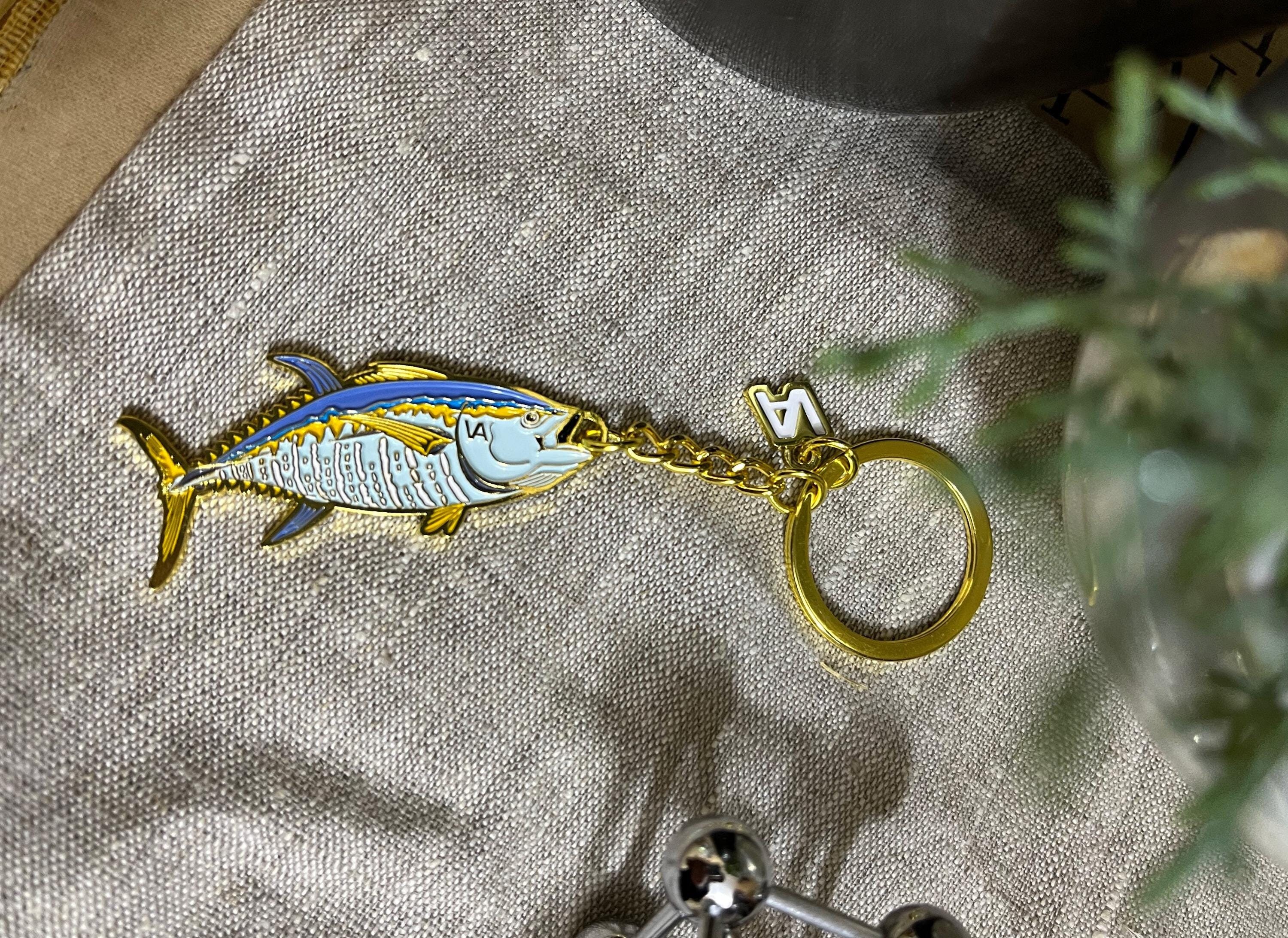 Bluefin Tuna Fish Keychain. Unique Fishing Gift for Tuna Fishing Lover ...