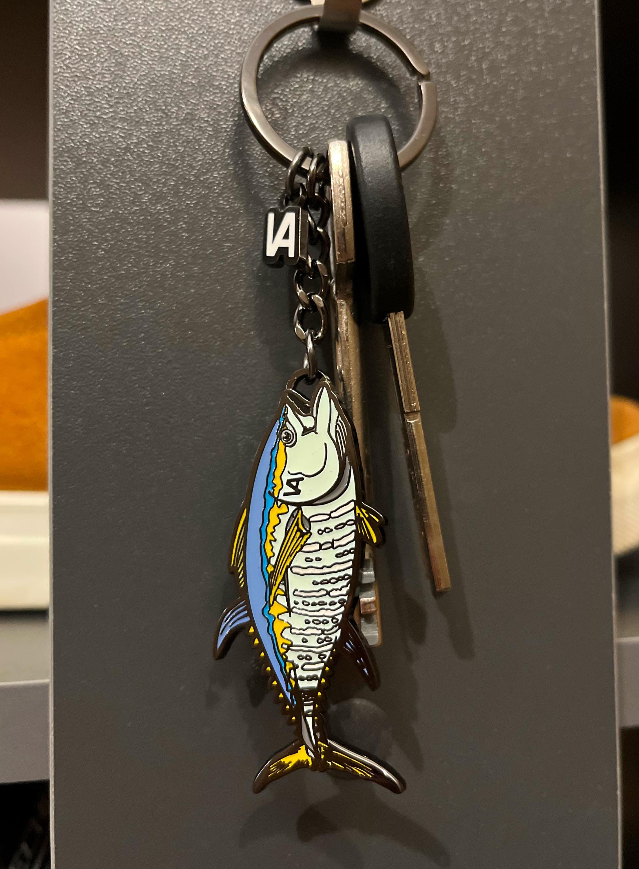 Tuna Fish Keychain – Unique Fishing Gift for Tuna Lovers and Fishermen ...