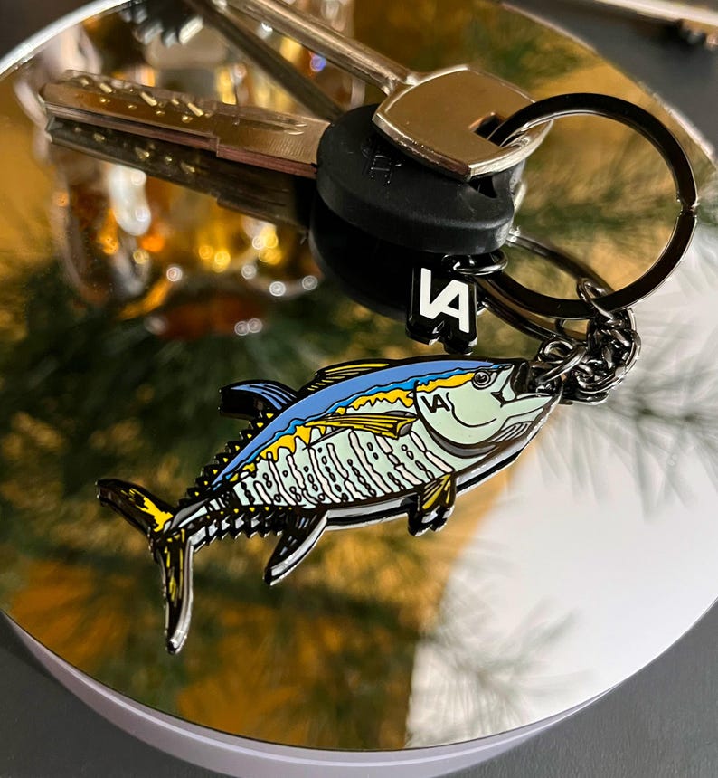 Tuna Fish Keychain – Unique Fishing Gift for Tuna Lovers and Fishermen ...