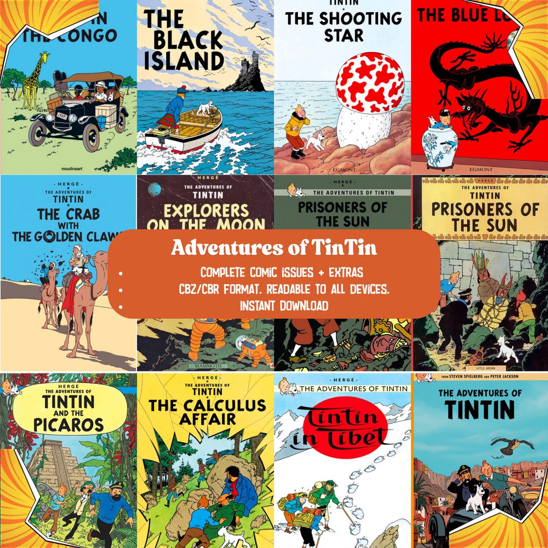 Adventures of Tintin Comic Collection - Digital Issues, Classic ...