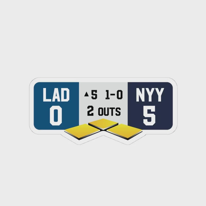 Dodgers 2025 Sticker - Etsy