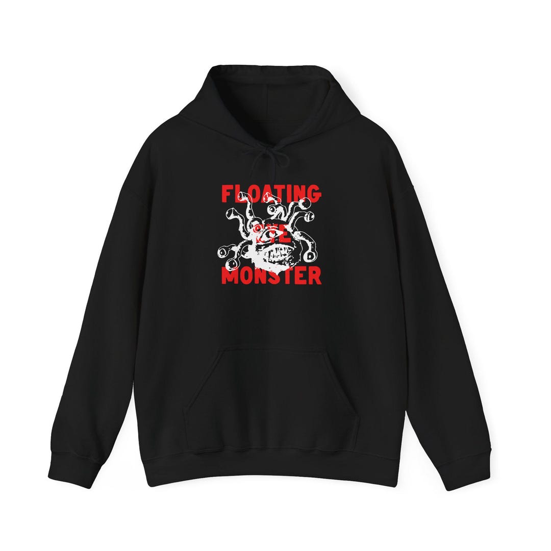 Floating Eye Monster Hoodie Black Dnd Horror Christmas Gift - Etsy