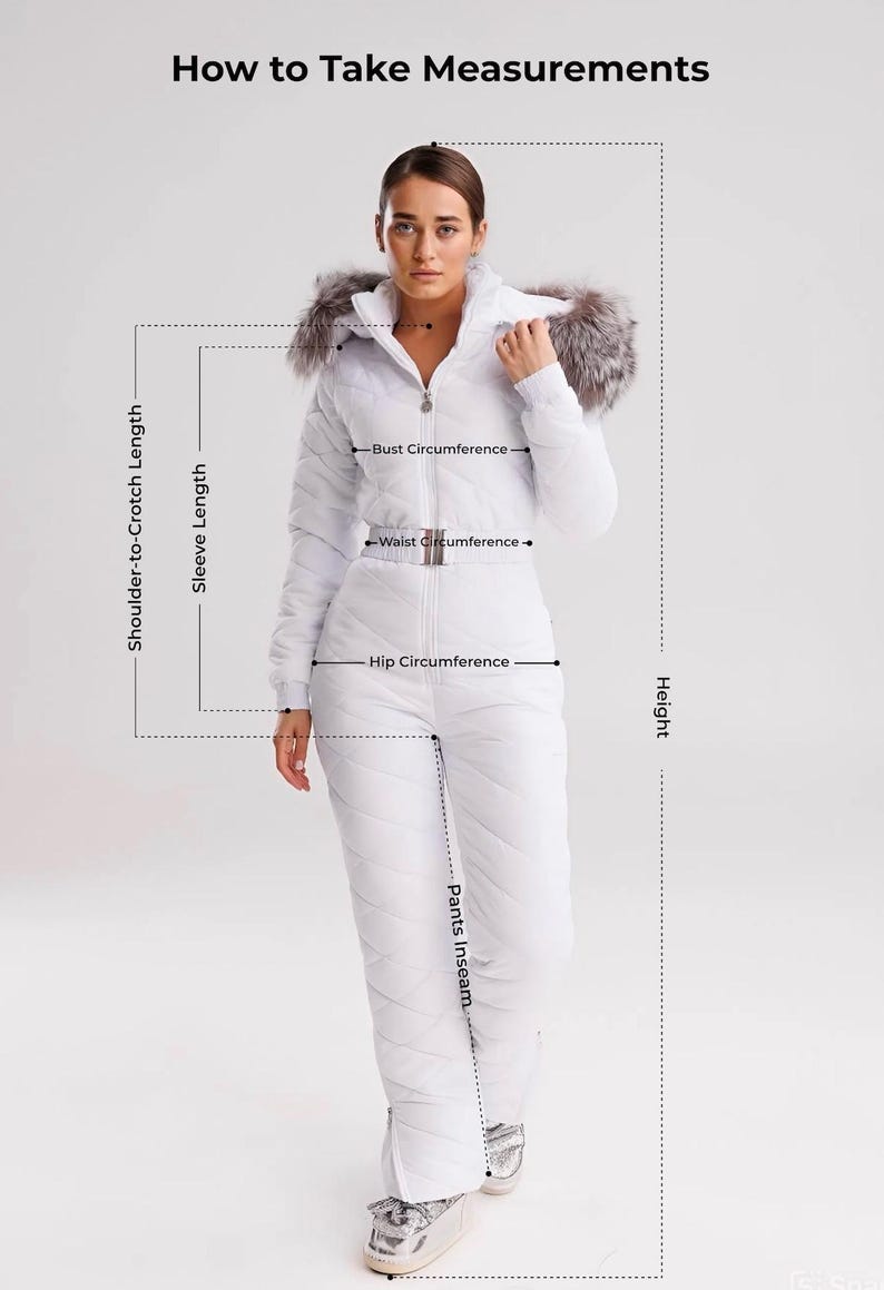 Silver Metallic Ski Suit Women, Futuristic Snowsuit XS–4XL, Custom ...