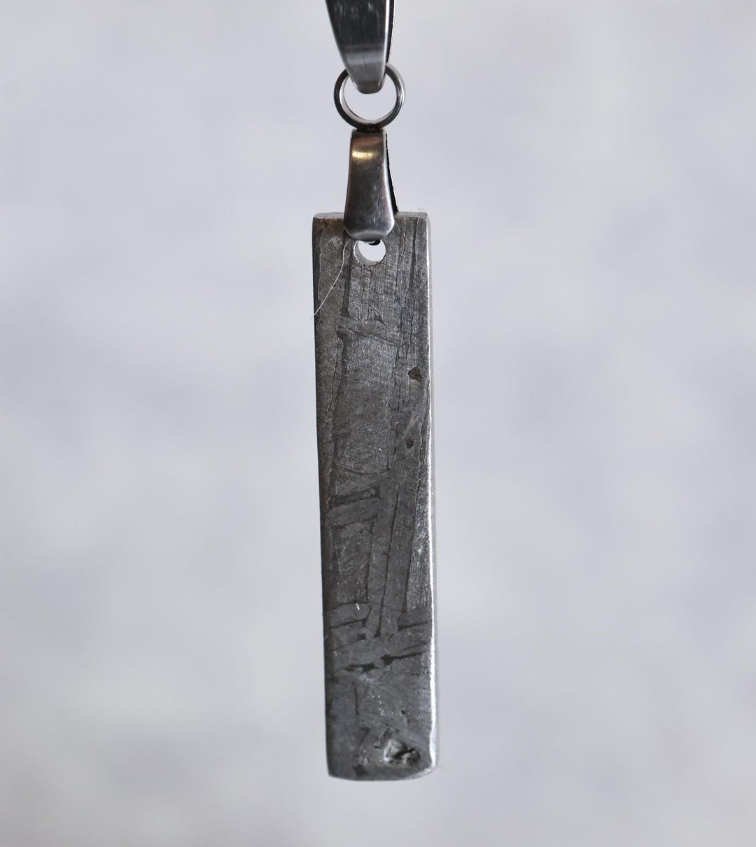 Iron Meteorite Rectangle Pendant (minor Flaw)， Naturally Meteorite ...
