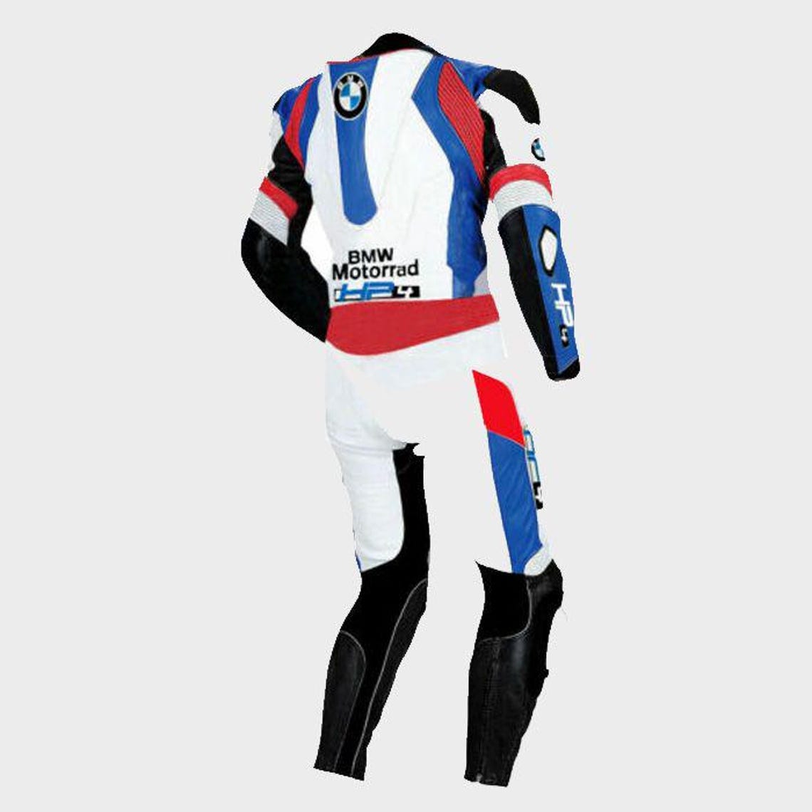 BMW Stealth Blue Motorcycle Racing Suit: CE Approved Cowhide Leather - Etsy