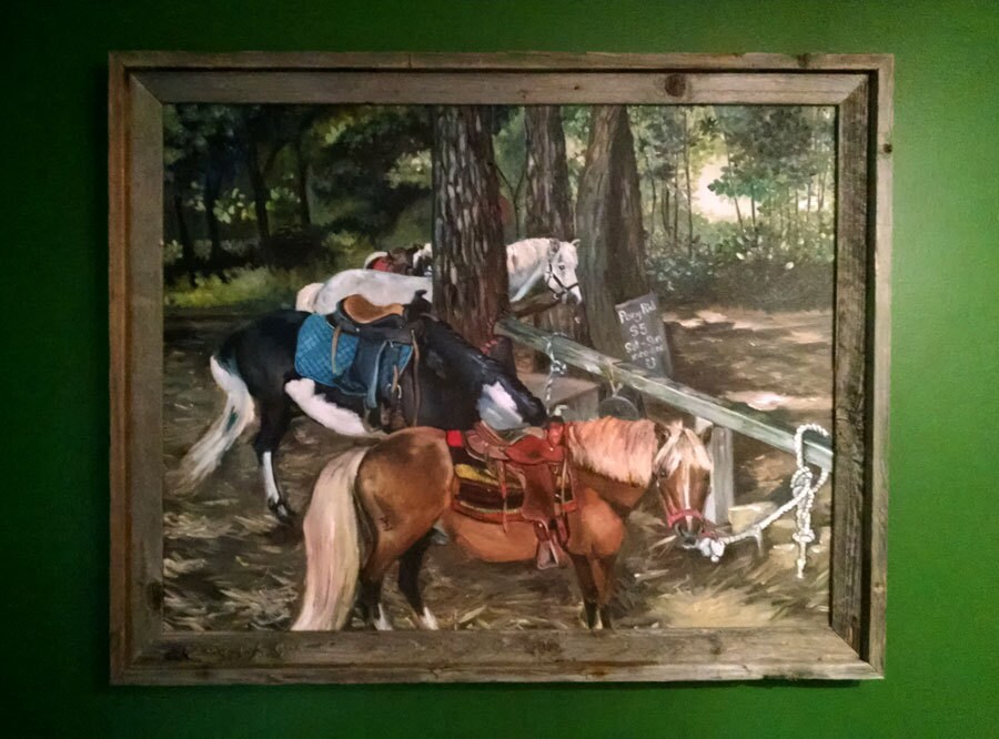 Pony Ride Original Oil Painting - 28x22in on Sale - Etsy