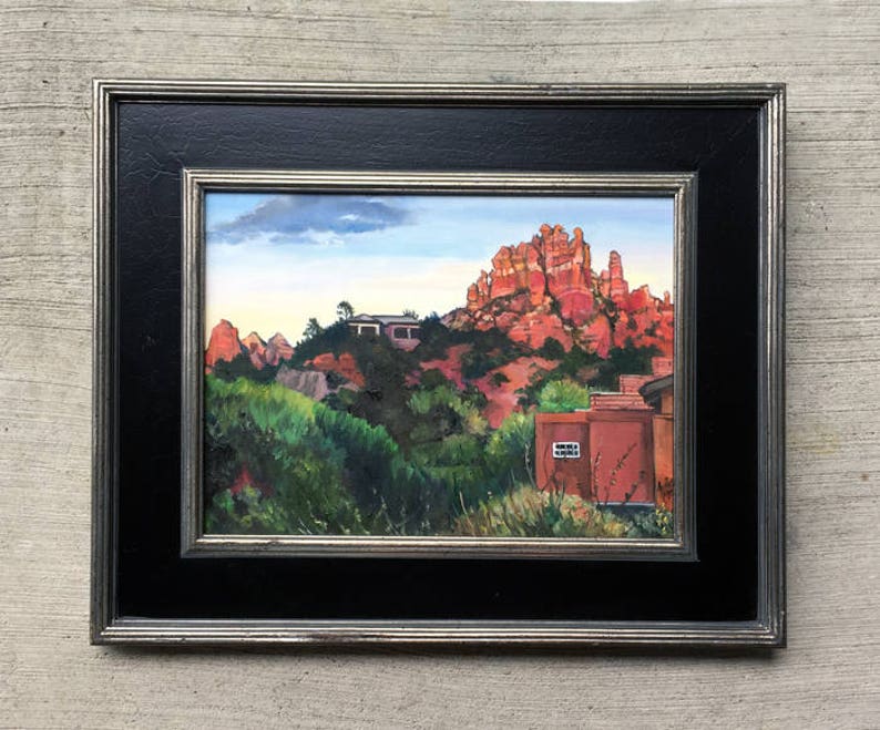 Sedona Red Rocks - 16x12in Original Oil Painting - Etsy