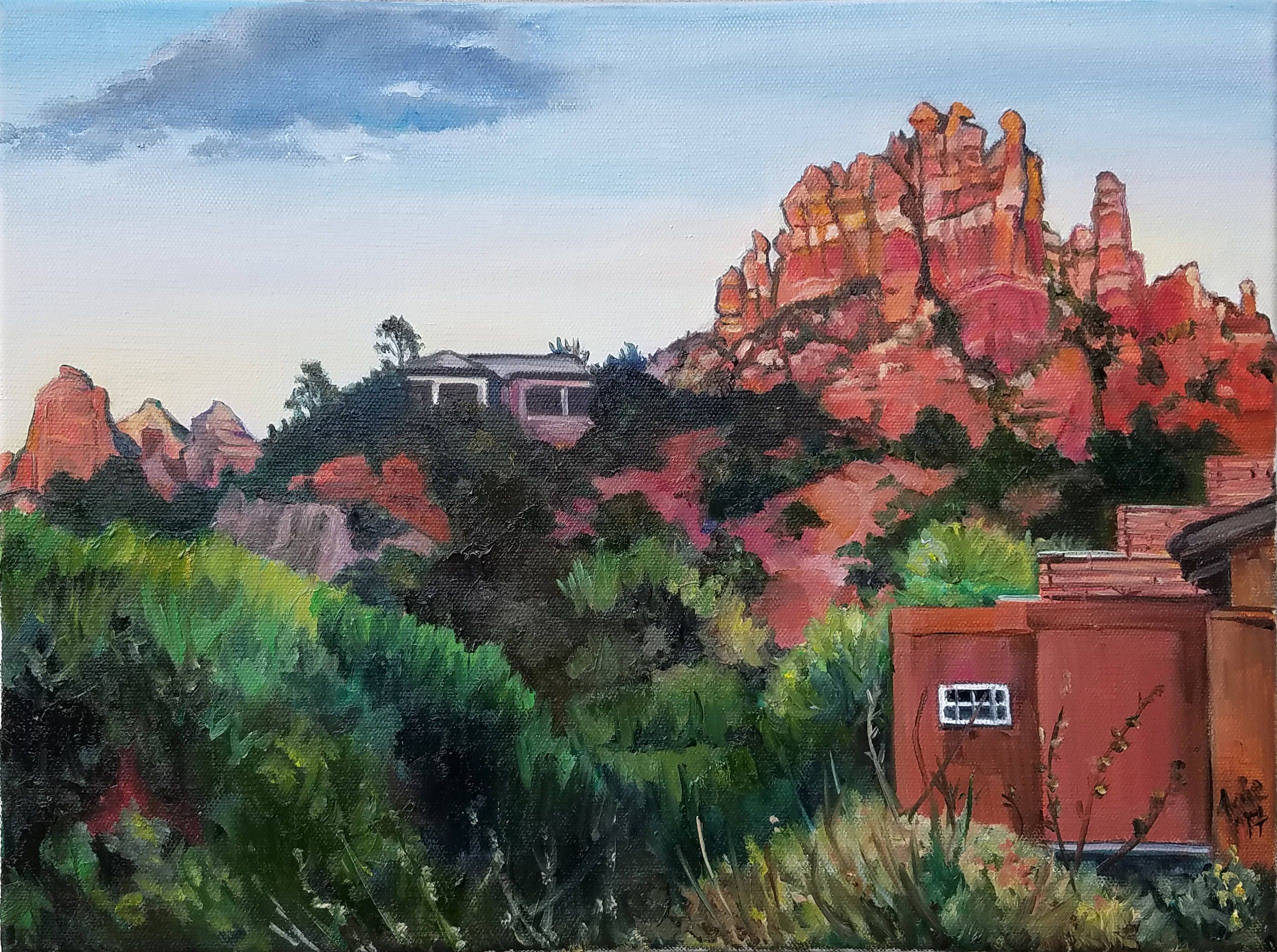 Sedona Red Rocks - 16x12in Original Oil Painting - Etsy