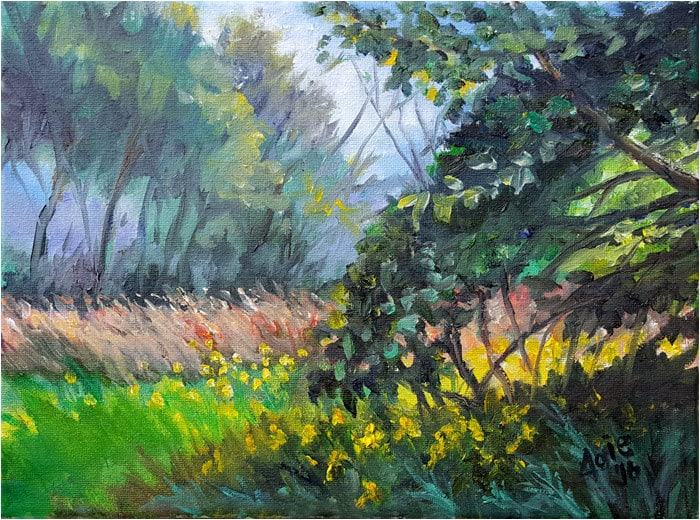 Plein Air Landscape Original Oil Painting - 12x9in Impressionism - Etsy