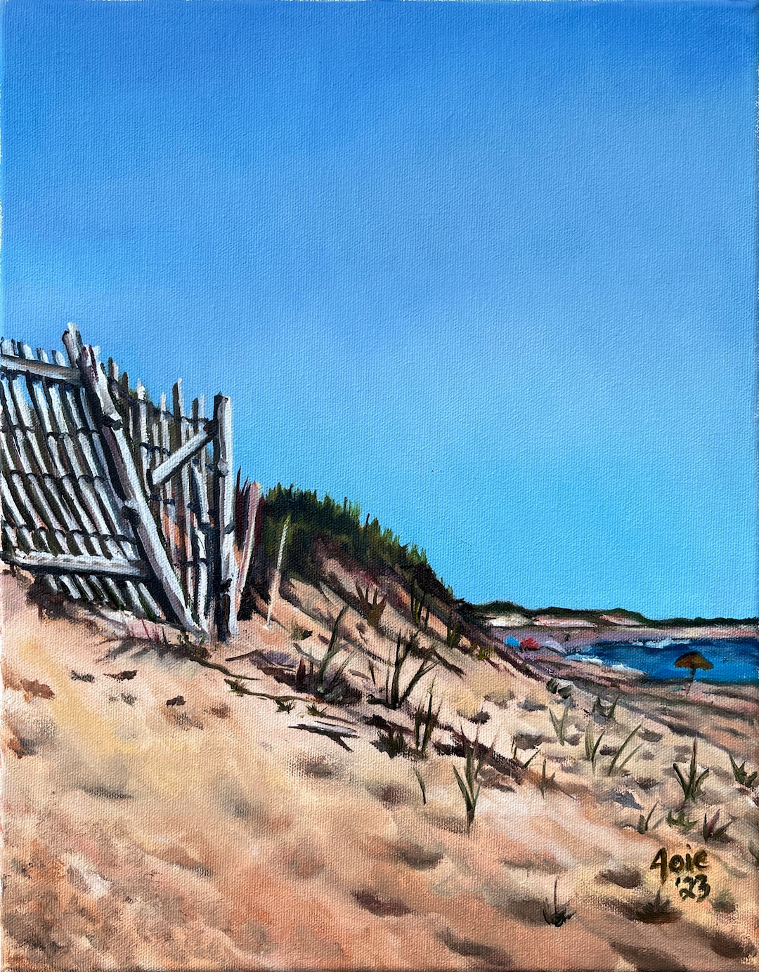 Cape Cod Beach Original Oil Painting - 11x14 in Realism Landscape - Etsy