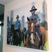 Chicago Mounted Police Original Oil Painting - 20x16 - Etsy
